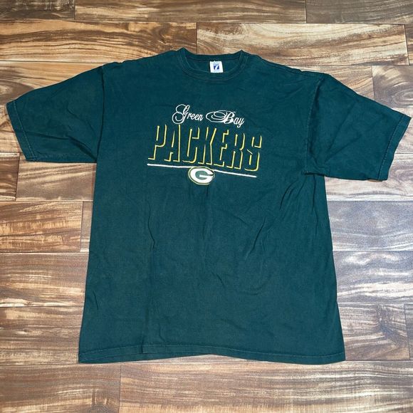 LOGO 7 | Shirts | Vintage Green Bay Packers Logo 7 Embroidered Logo ...